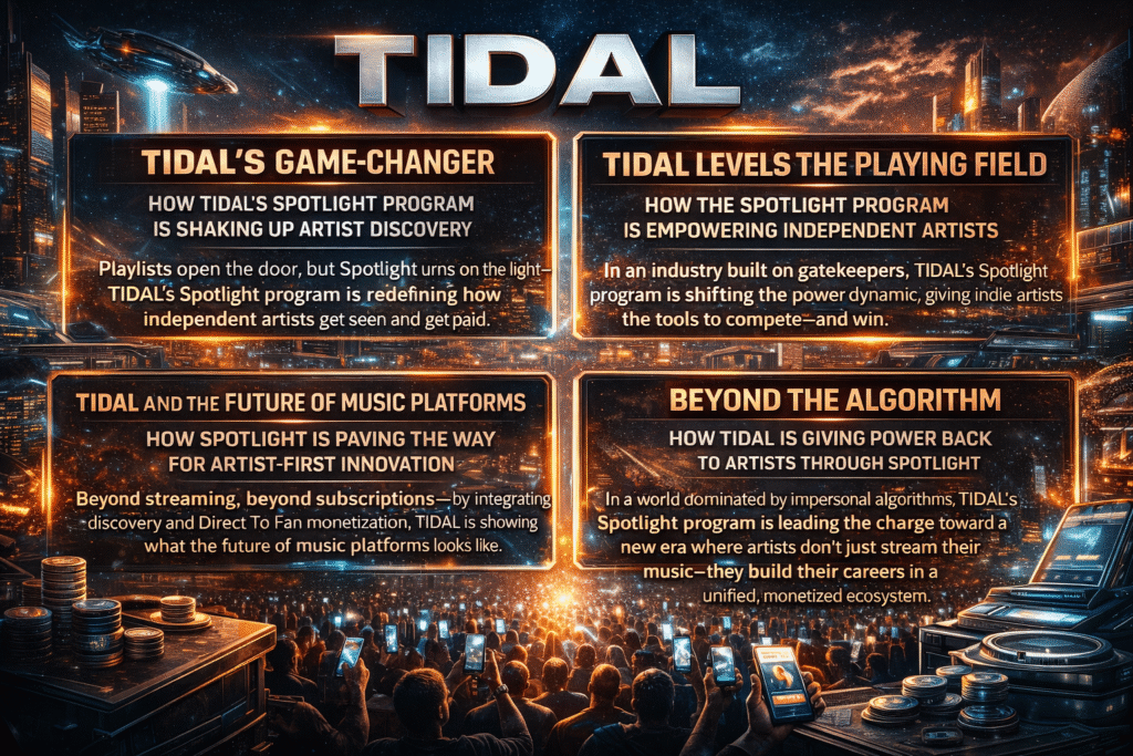 TIDAL Direct To Fan Expansion: Spotlight Program Signals a New Era for ...